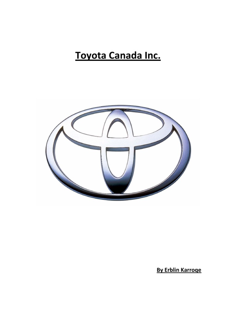 Toyota Canada's CSR and Practices | PDF | Corporate Social ...