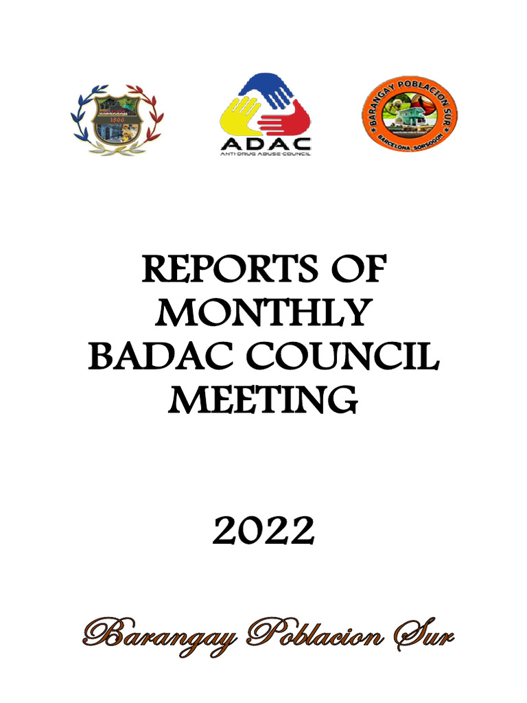 Badac Reports 2022 POBLACION SUR | PDF