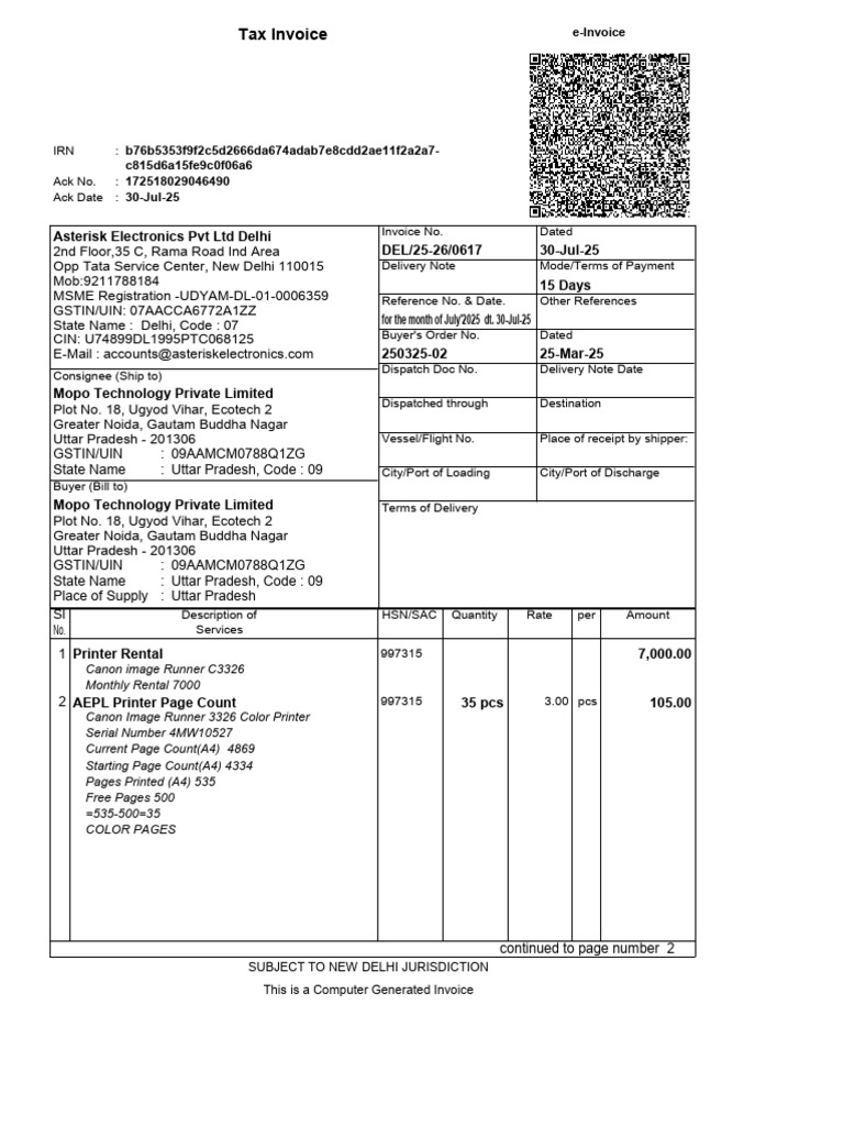 Mopo 0617 | PDF | Invoice | Taxes