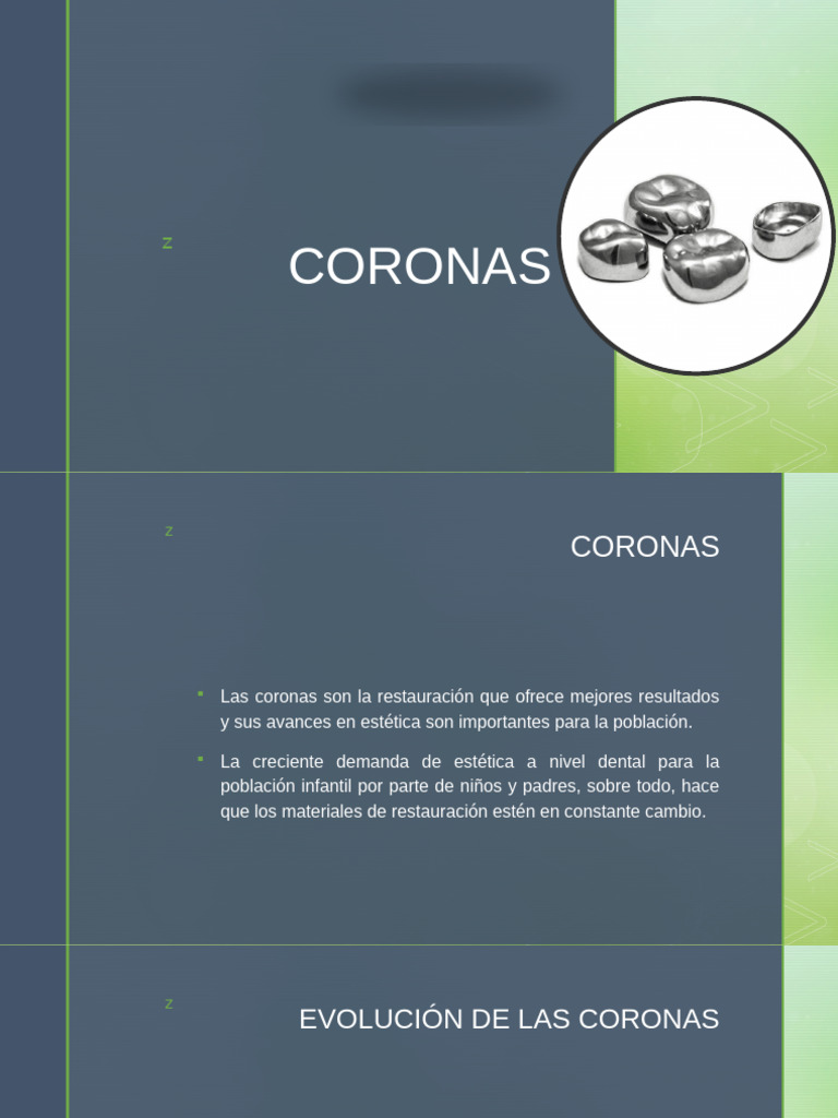 Coronas Expo - Finalizado | PDF | Diente | Acero