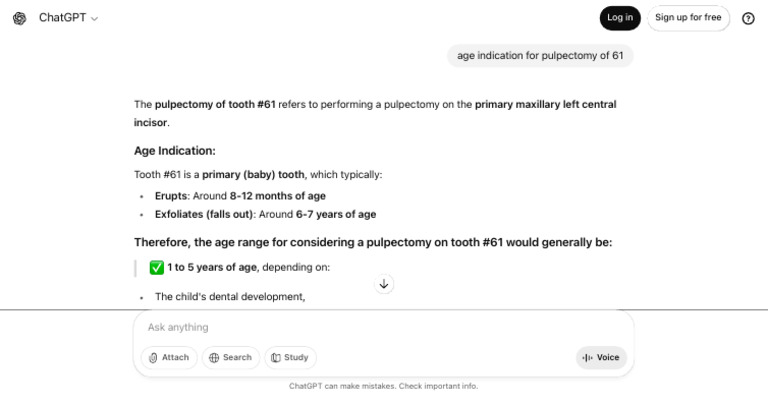 Age Indication Pulpectomy 61 | PDF