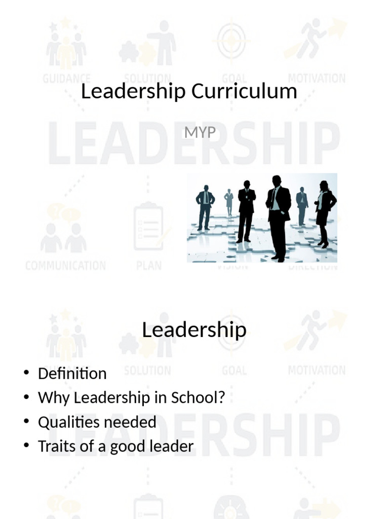 Leadership Curriculum | PDF | Leadership | Psychology