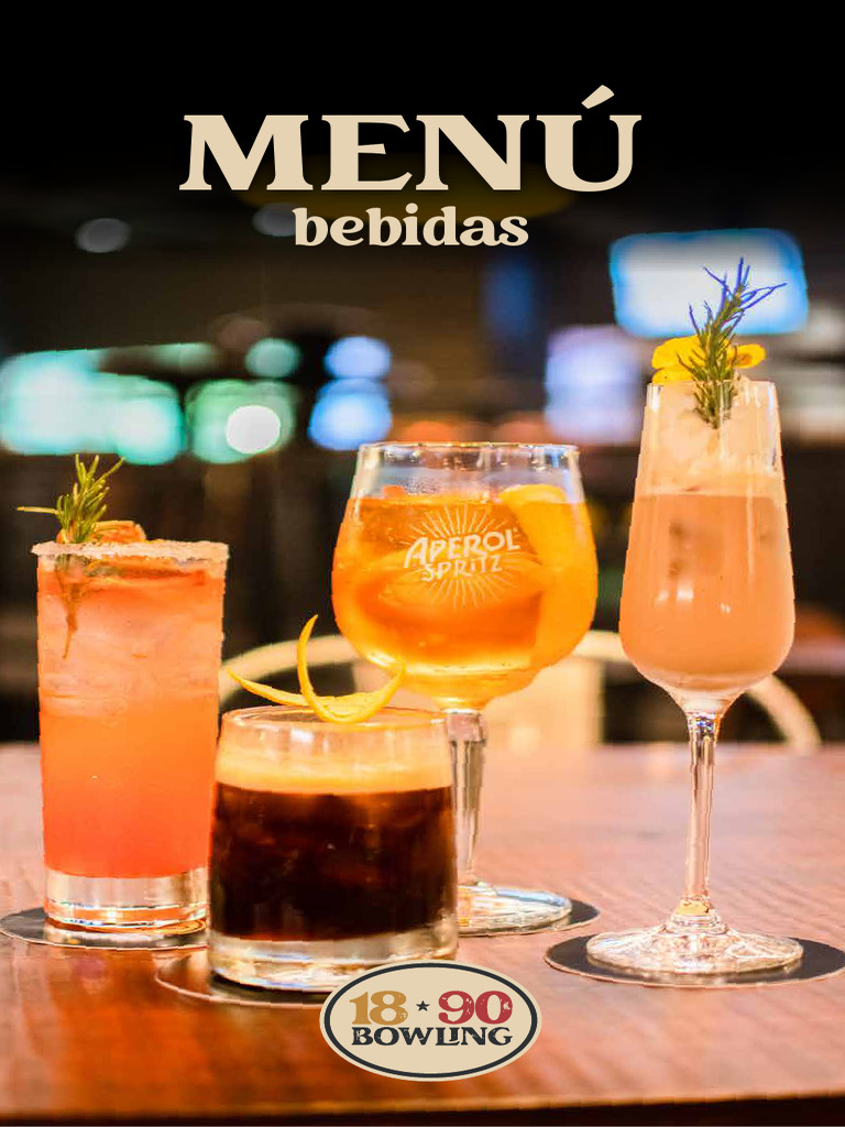Menu Bebidas | PDF | Bebida | Bebidas alcohólicas