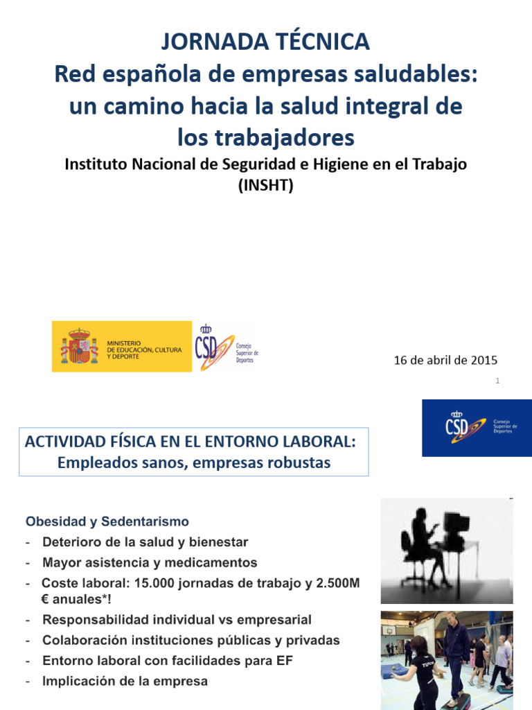 Promoción de Actividad Física Laboral | PDF | Deportes