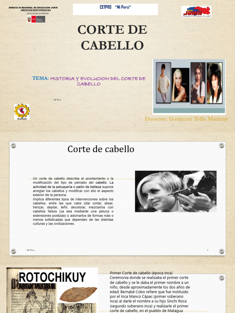 Evolución del Corte de Cabello | PDF | Pelo | Imperio Inca