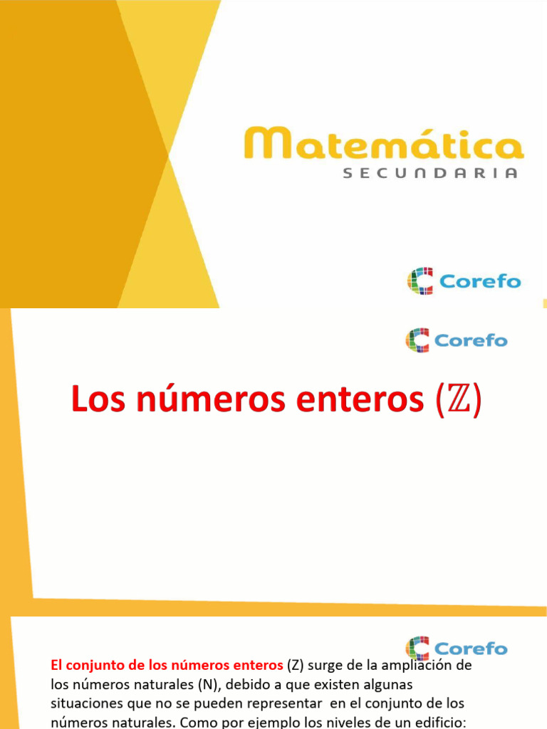 PPT__Numeros_enteros_-_2_sec (1) | PDF