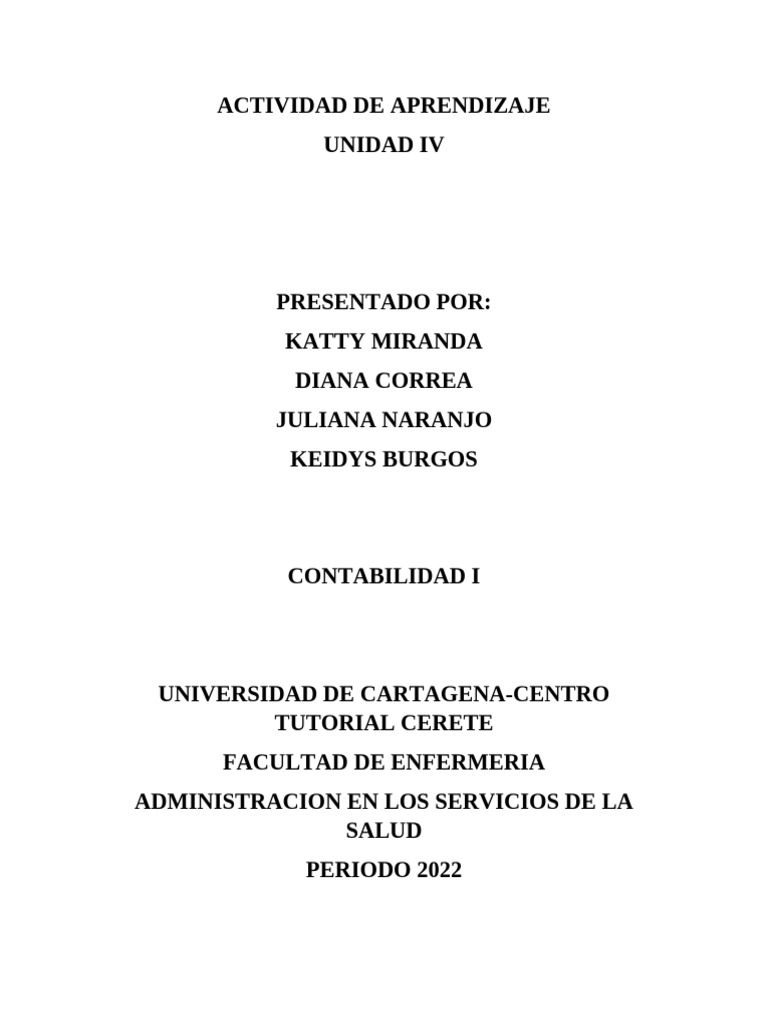ACTIVIDAD CUARTA UNIDAD contabilidad | PDF | Bancos | Tarjeta de débito