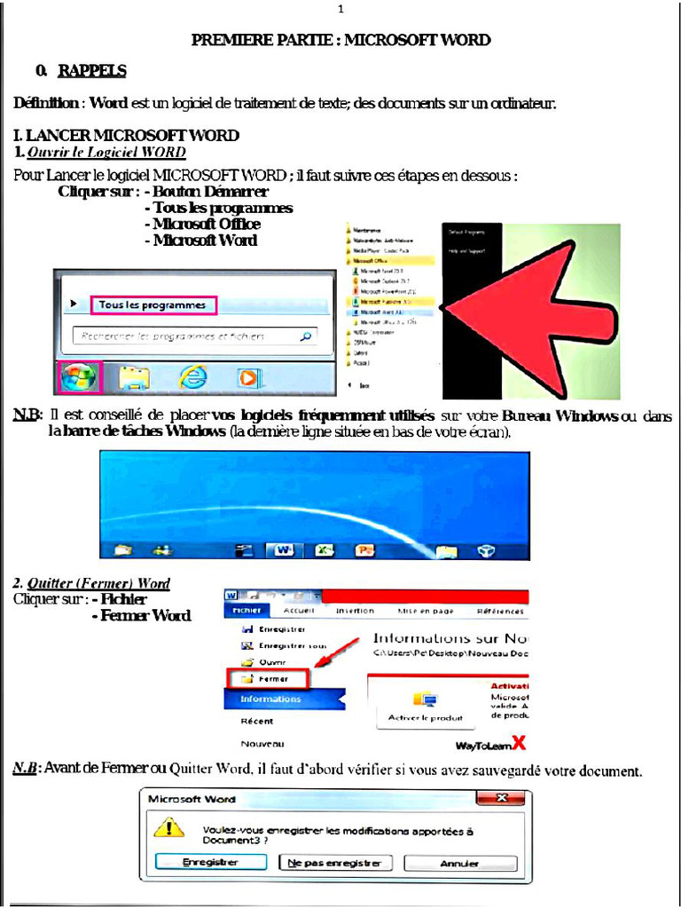 Cours D'informatique 8 Ème | PDF