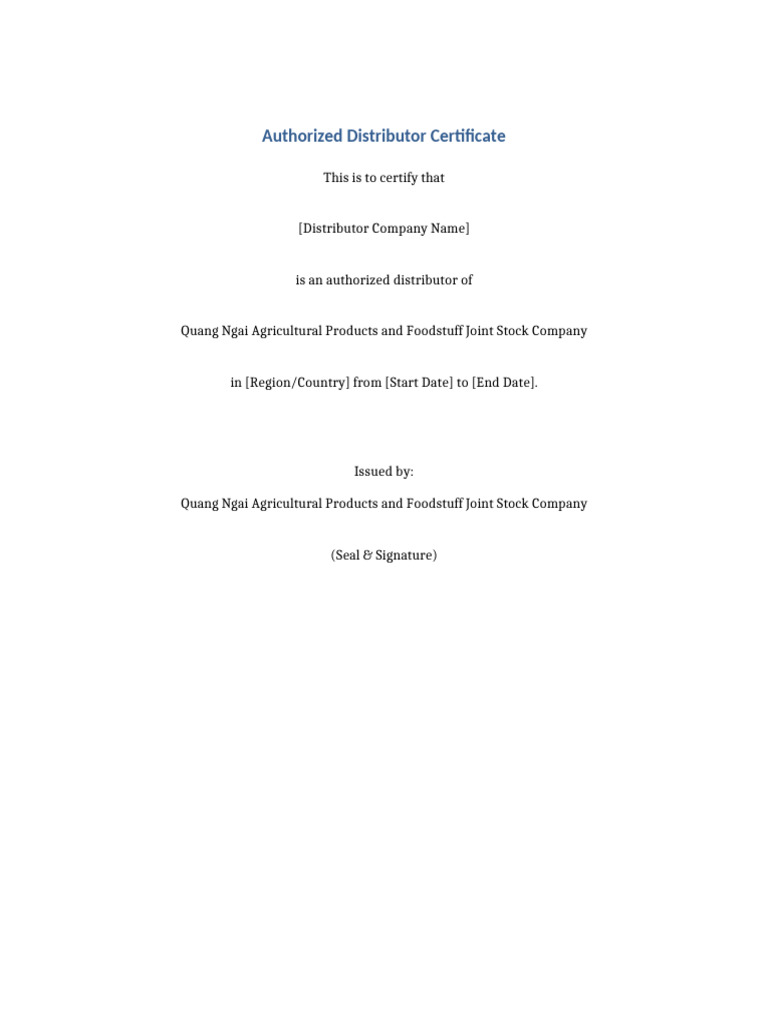 Authorized Distributor QuangNgai | PDF