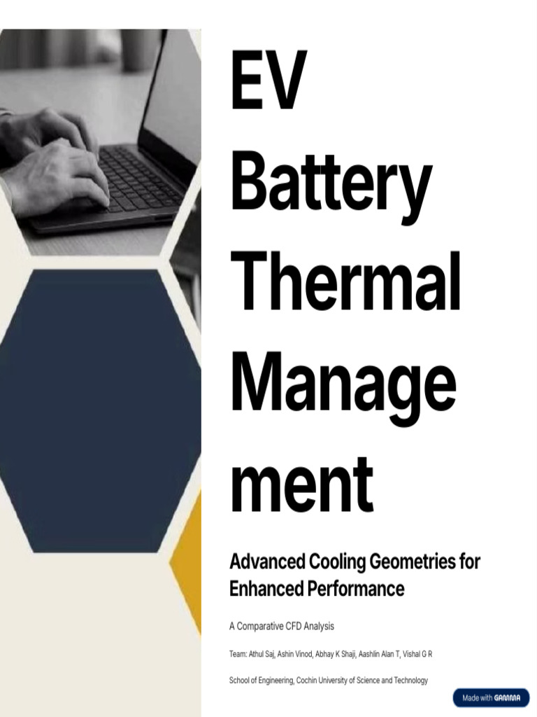 EV Battery Thermal Management | PDF | Computational Fluid Dynamics ...