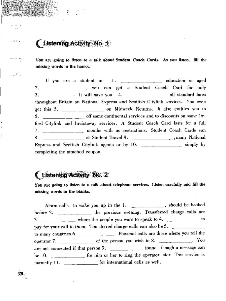 Unit 5.listening | PDF