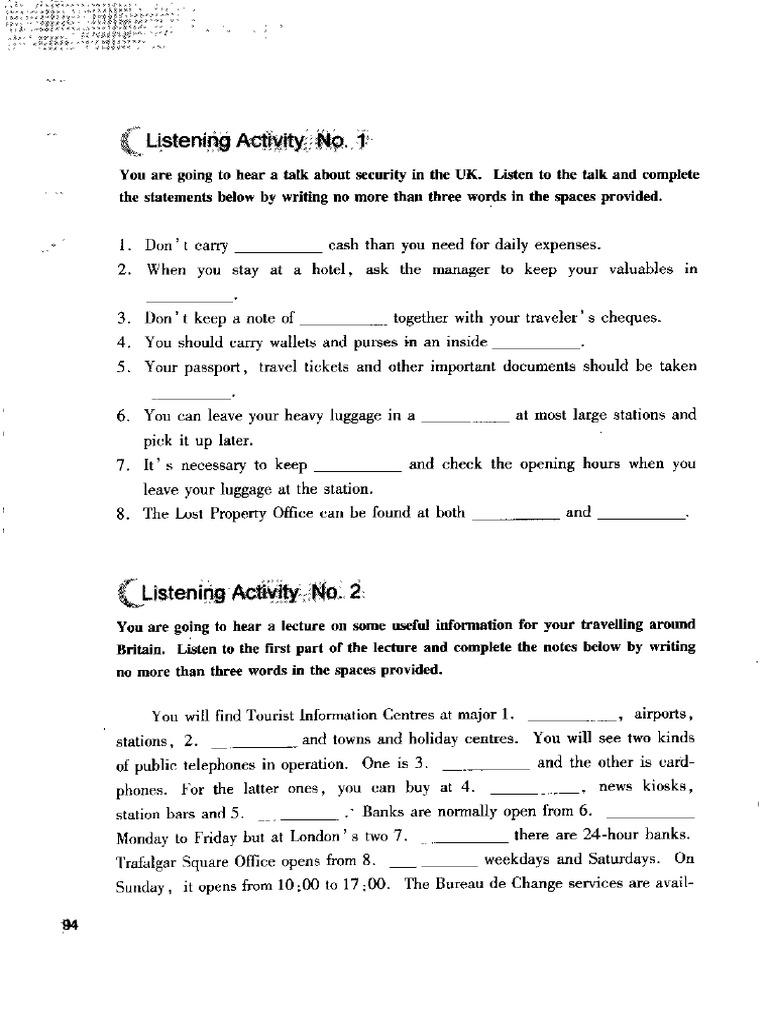 Unit 6.listening | PDF
