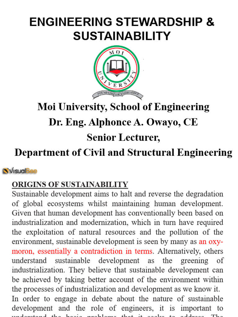 Stewardship & Sustainability | PDF | Sustainability | Sustainable ...