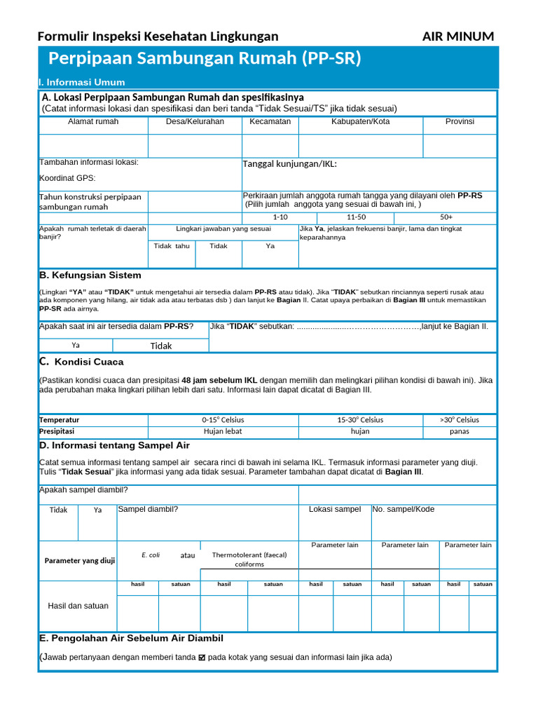 Form Ikl - PP-SR-2 | PDF
