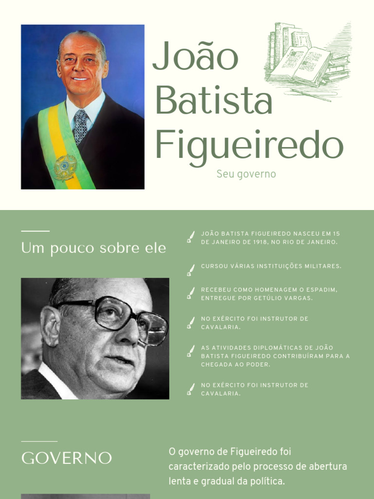 João Batista Figueiredo | PDF | Brasil | Governo