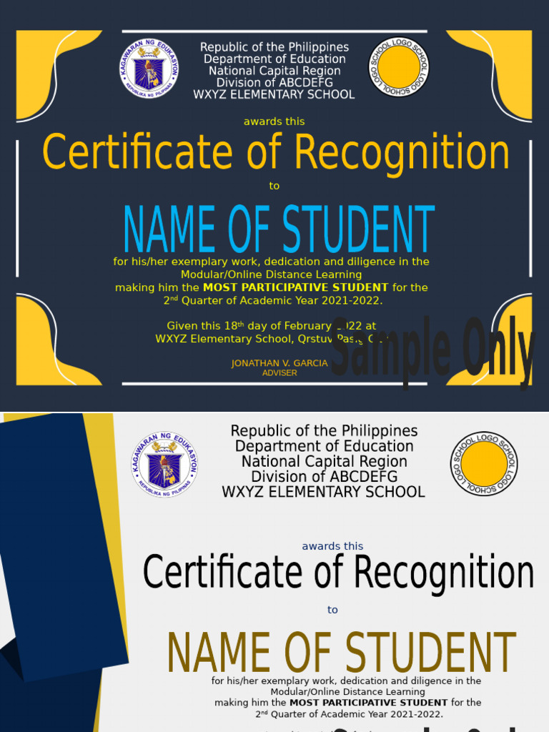 Certificates Template | PDF