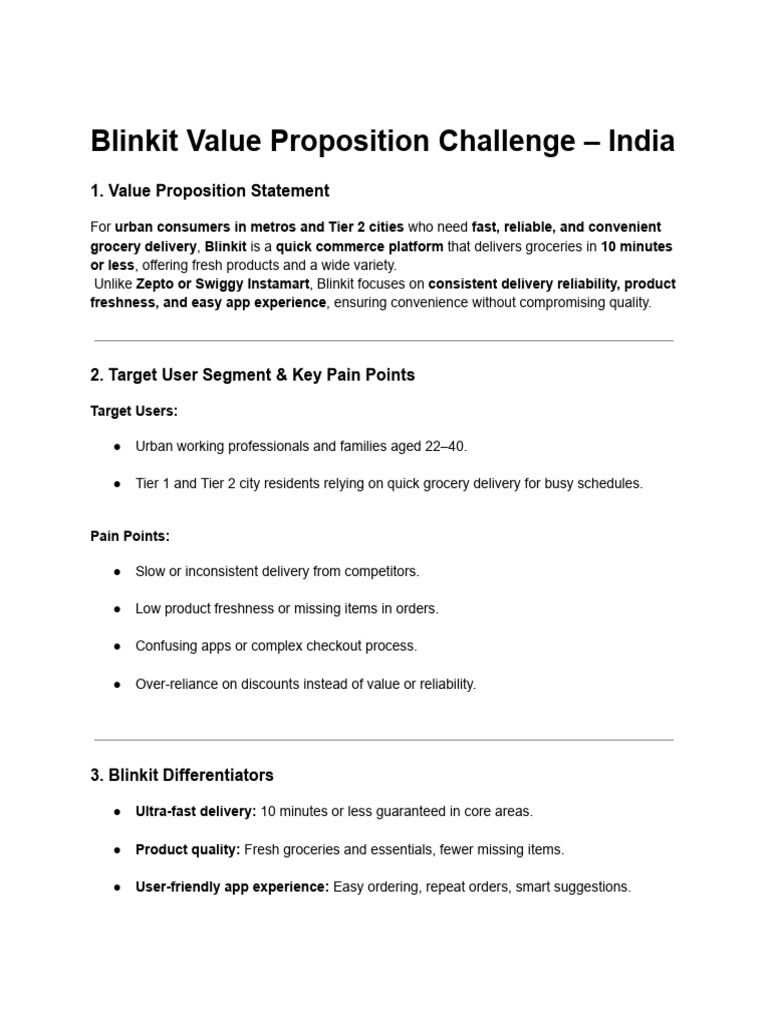 Case Study #4 Blinkit | PDF