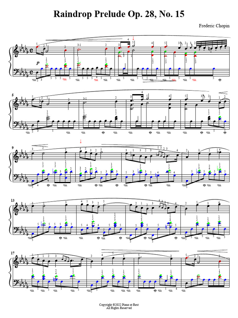 Chopin's Raindrop Prelude | PDF