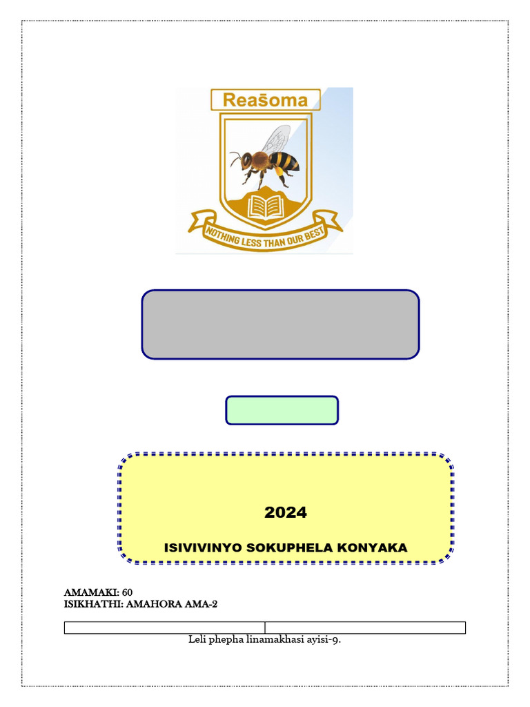 Grade 8 Final Exam 2024 | PDF | Chess Theory | Chess