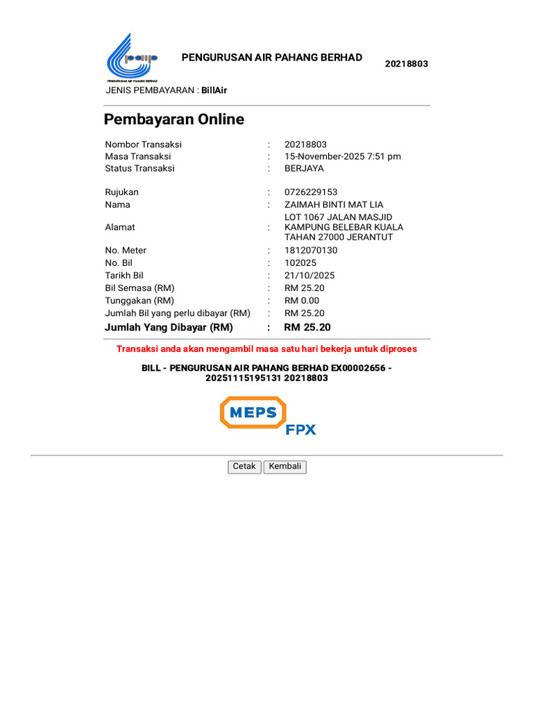 Sistem Pembayaran Online | PDF