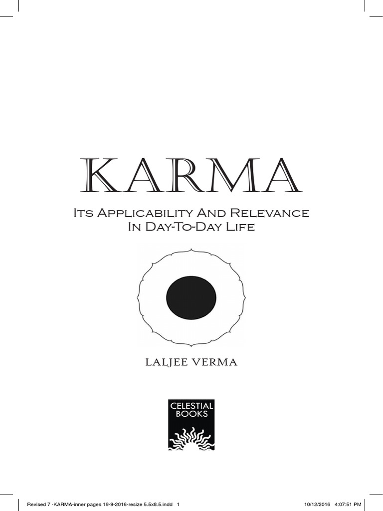 Updated - For Dummy Print 2 - KARMA-Inner Pages 28-9-2016 | PDF | Karma ...