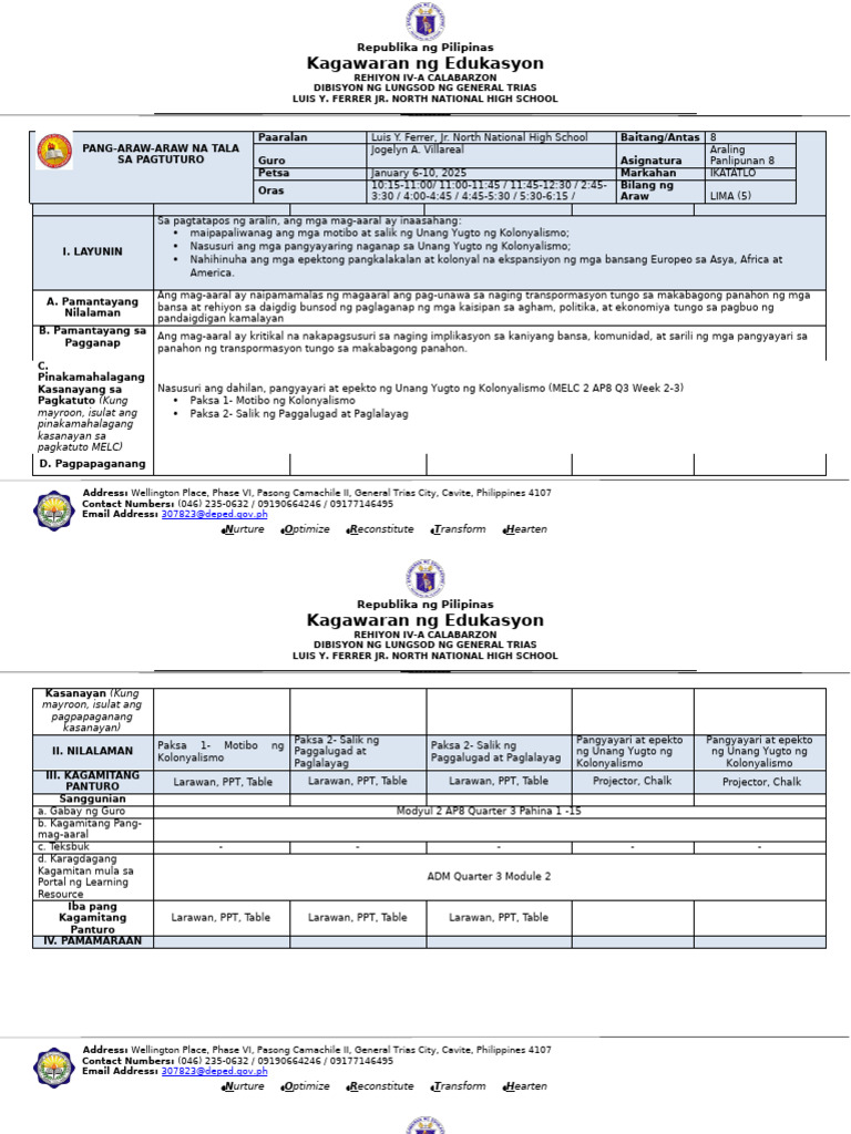 VILLAREAL_AP-DLL-Q3-W1 - Copy | PDF