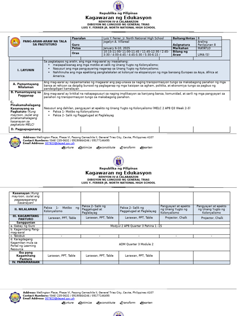 VILLAREAL_AP-DLL-Q3-W2 FINAL | PDF