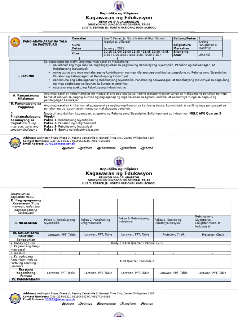VILLAREAL_AP-DLL-Q3-W4 | PDF