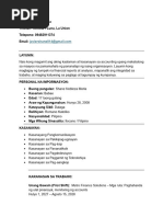 EXAMPLE OF Bionote | PDF
