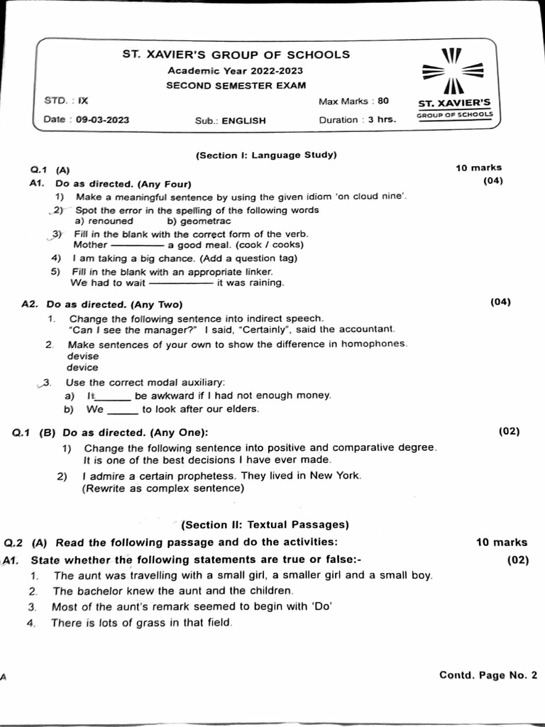 Last Year 2nd Semester Papers !! | PDF