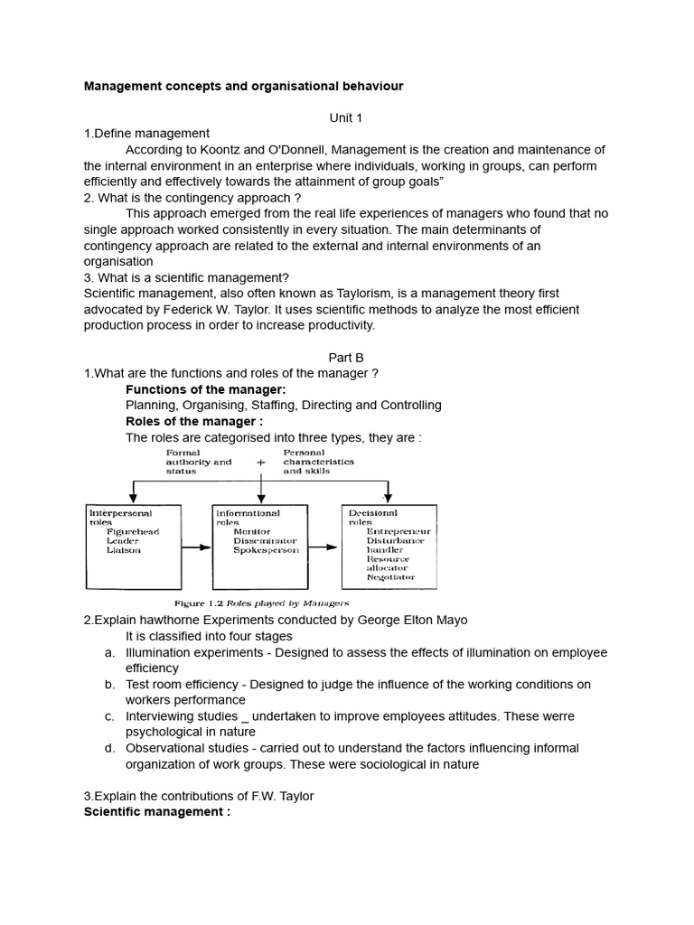 MCOB Key Notes | PDF | Classical Conditioning | Self Esteem