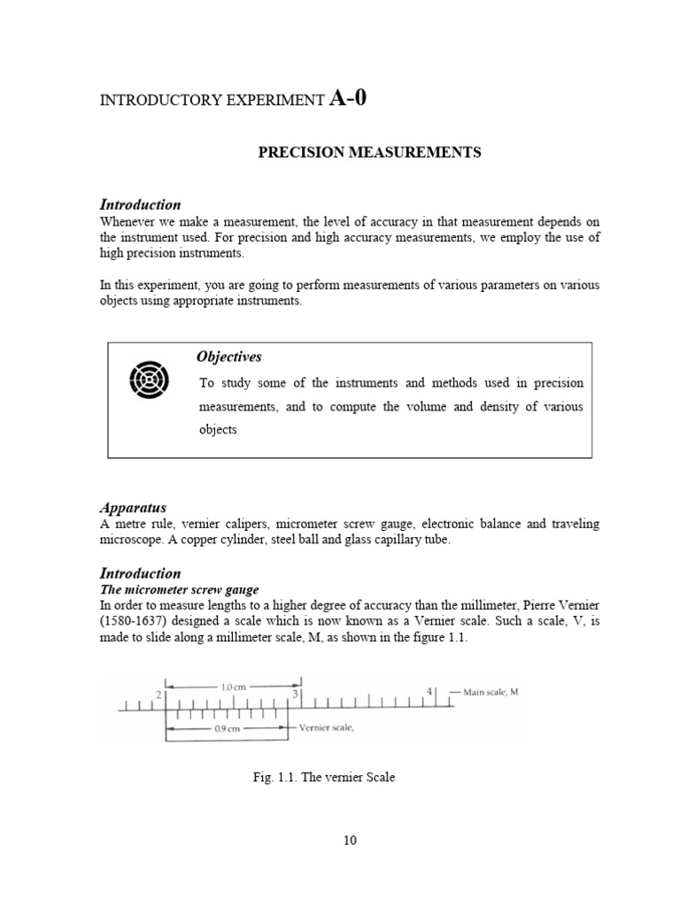 Precision Measurements | PDF