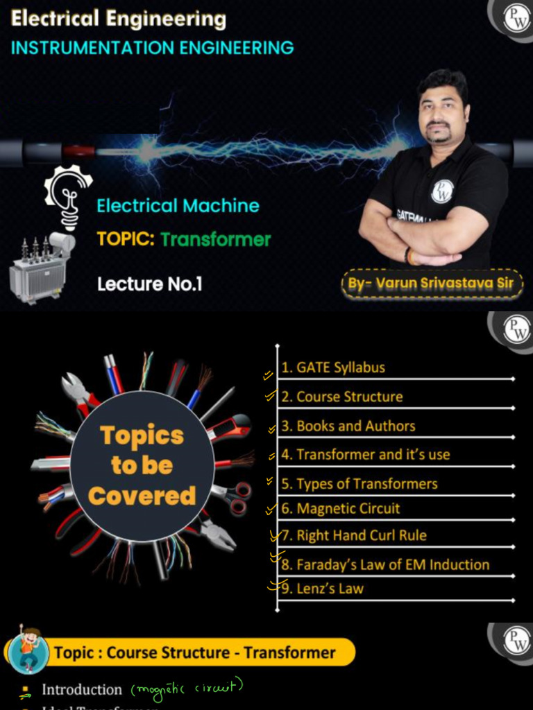 Transformer 01 Class Notes | PDF