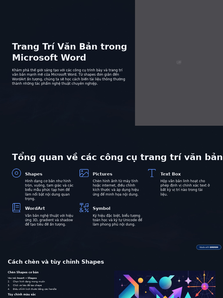 Trang Tri Van Ban Trong Microsoft Word | PDF