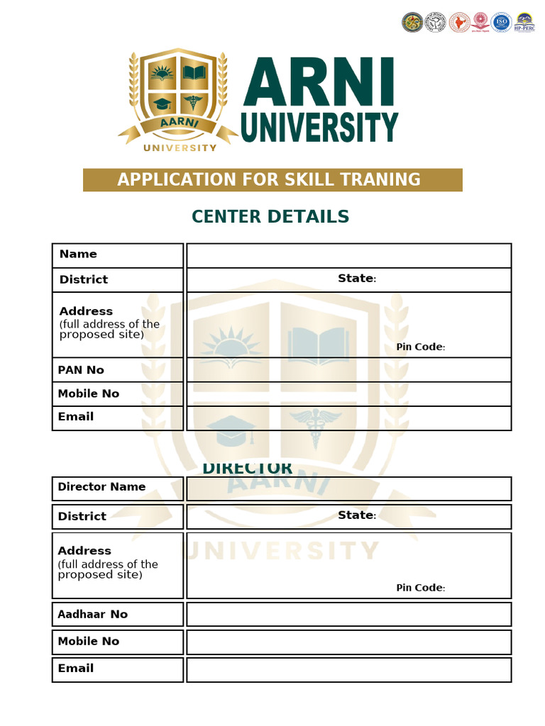Arni University Skill | PDF
