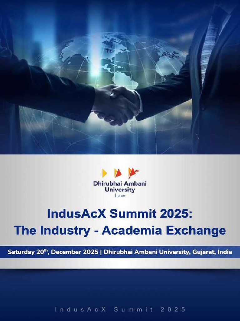 IndusAcX Summit 2025 1 | PDF | Artificial Intelligence | Intelligence ...