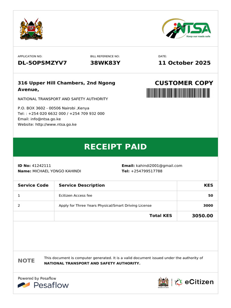 DL 5opsmzyv7 Receipt | PDF
