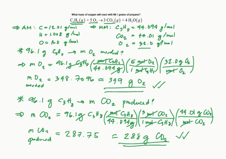 12 Stoich Calc 1 | PDF