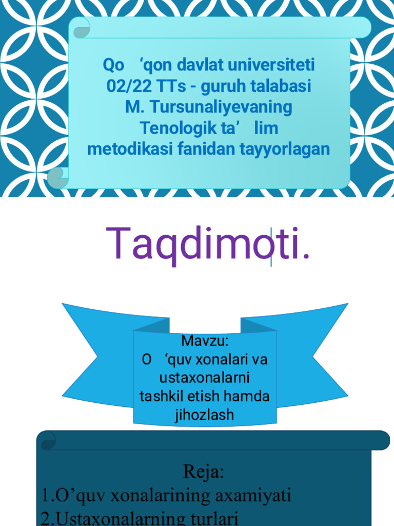 Metodika M. Tursunaliyeva | PDF