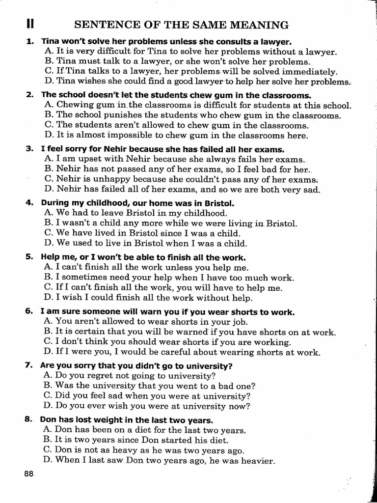 Paraphrasing Skill | PDF