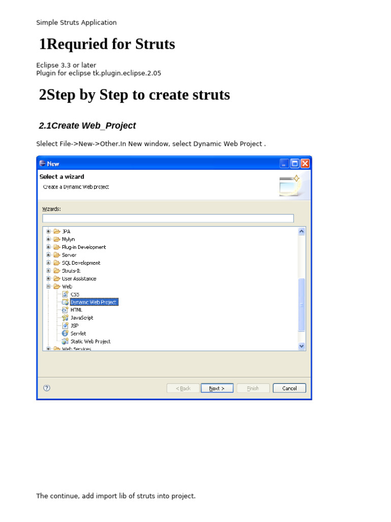 Struts Tutorial | PDF