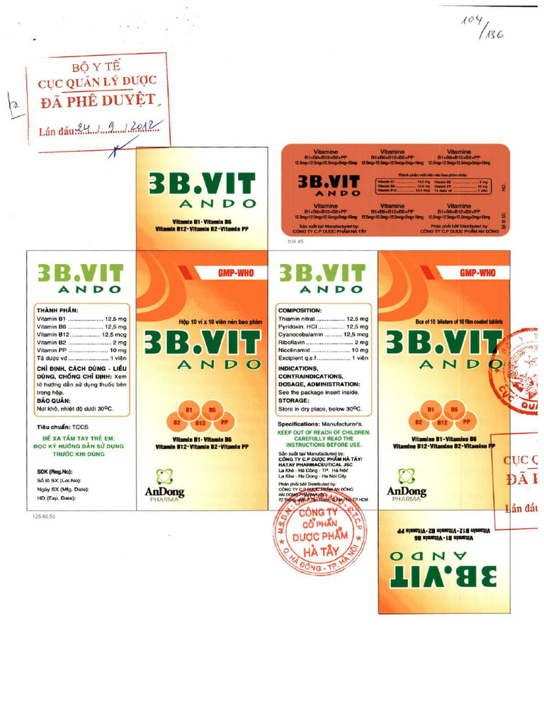 3Bvit ando - VD-17429-12 | PDF