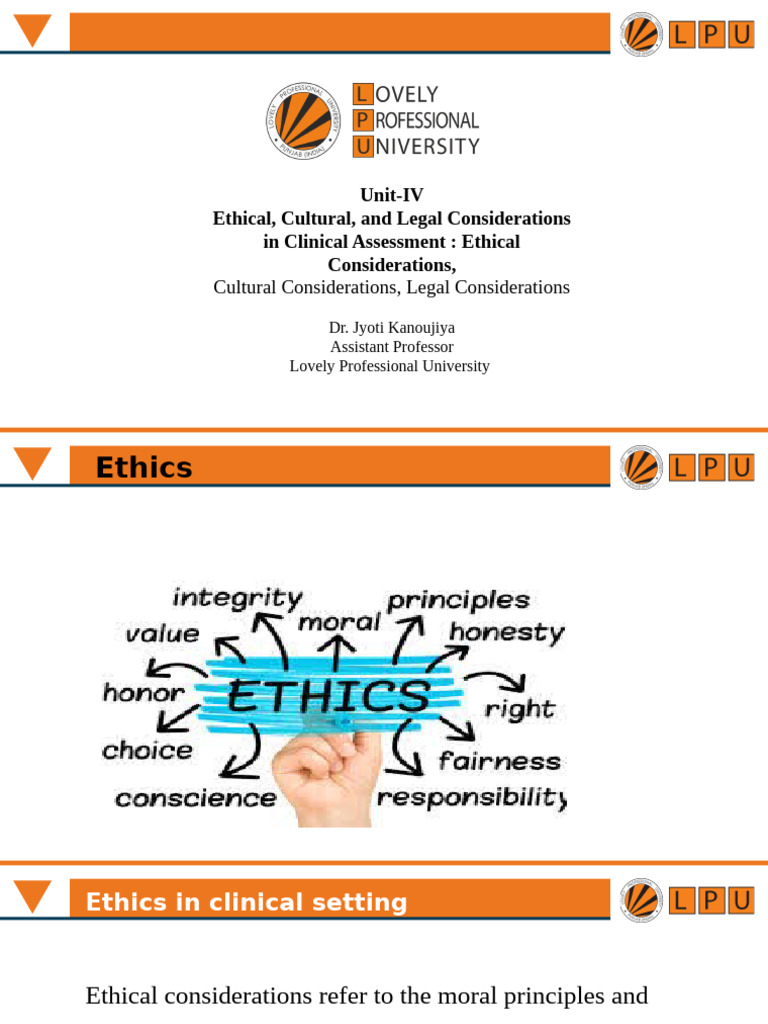 Ethical Consideration | PDF | Clinical Psychology | Psychology