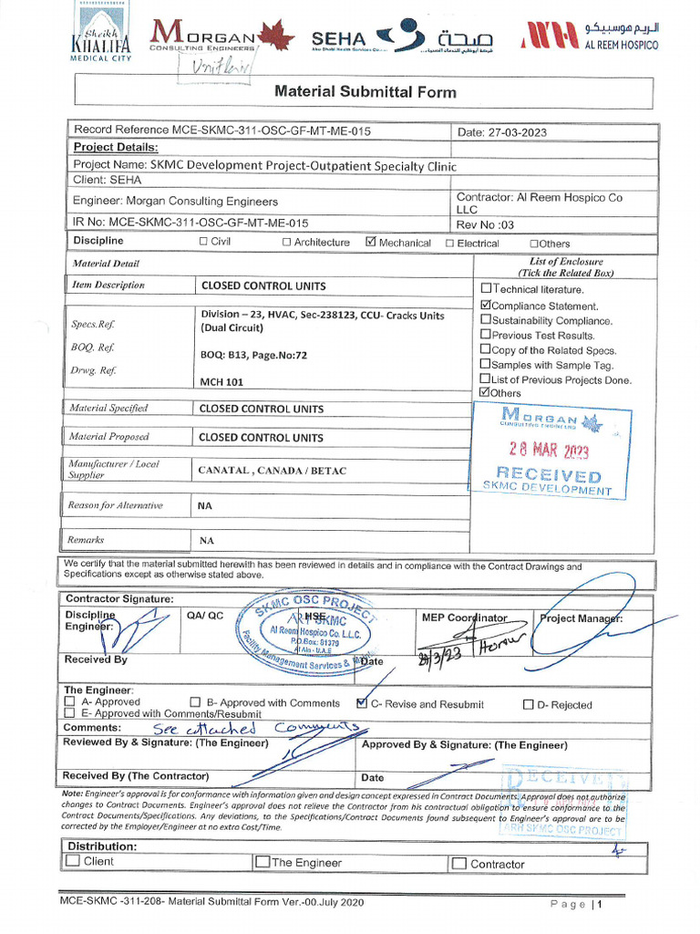 Mce Skmc 311 Osc Gf Mt Me 015 Rev 03 Closed Control Units c | PDF