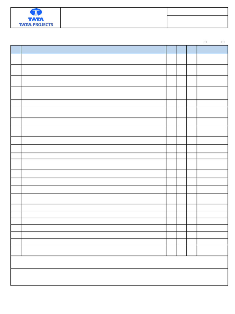 Checklist For Assembly & Dismantling of Formwork HSE OCP - 12 | PDF ...
