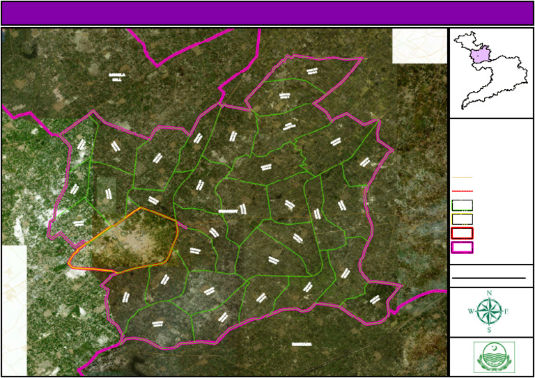 Tehsil Council Shahkot Map Proposal | PDF