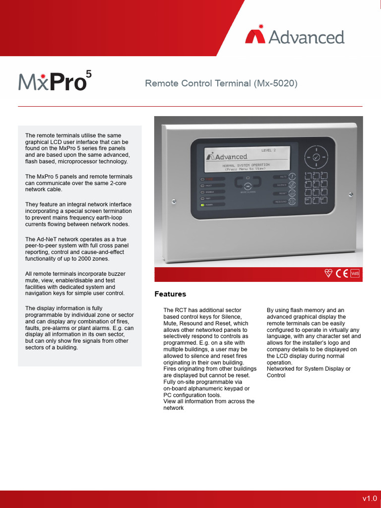 Datasheet MX 5020 FT | PDF | Computer Terminal | Computer Network