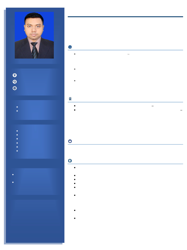 CV_Fahim_Faisal_GPHispat | PDF | Instrumentation | Equipment