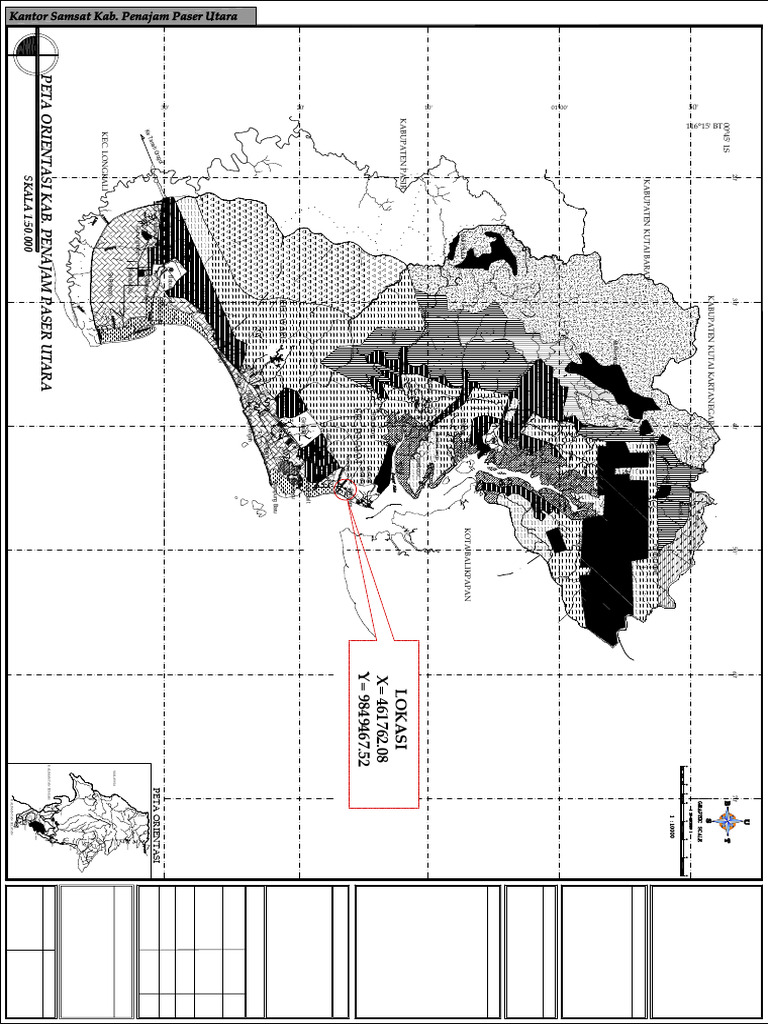 Master Plan Kantor Samsat PPU | PDF