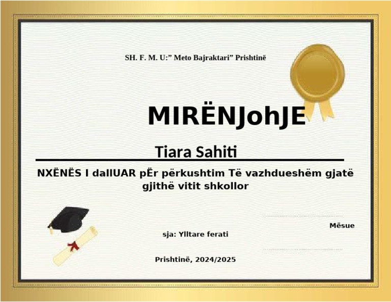 Tiara Mirenjohje | PDF